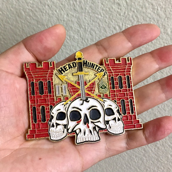 U.S. Army | Accents | Us Army Engineers Hhc 3th Coin Emblem | Poshmark